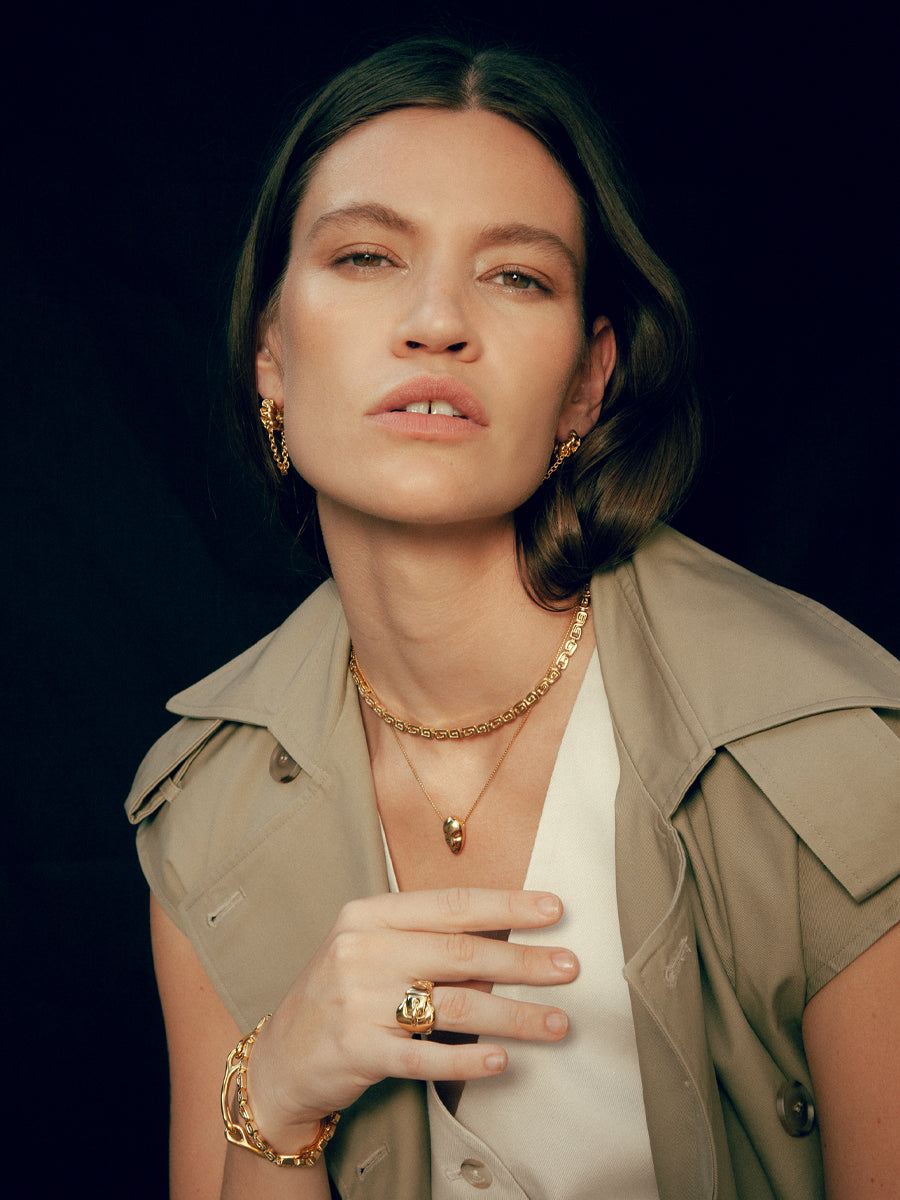 Boucle Moderne Ring Vermeil – MM Druck